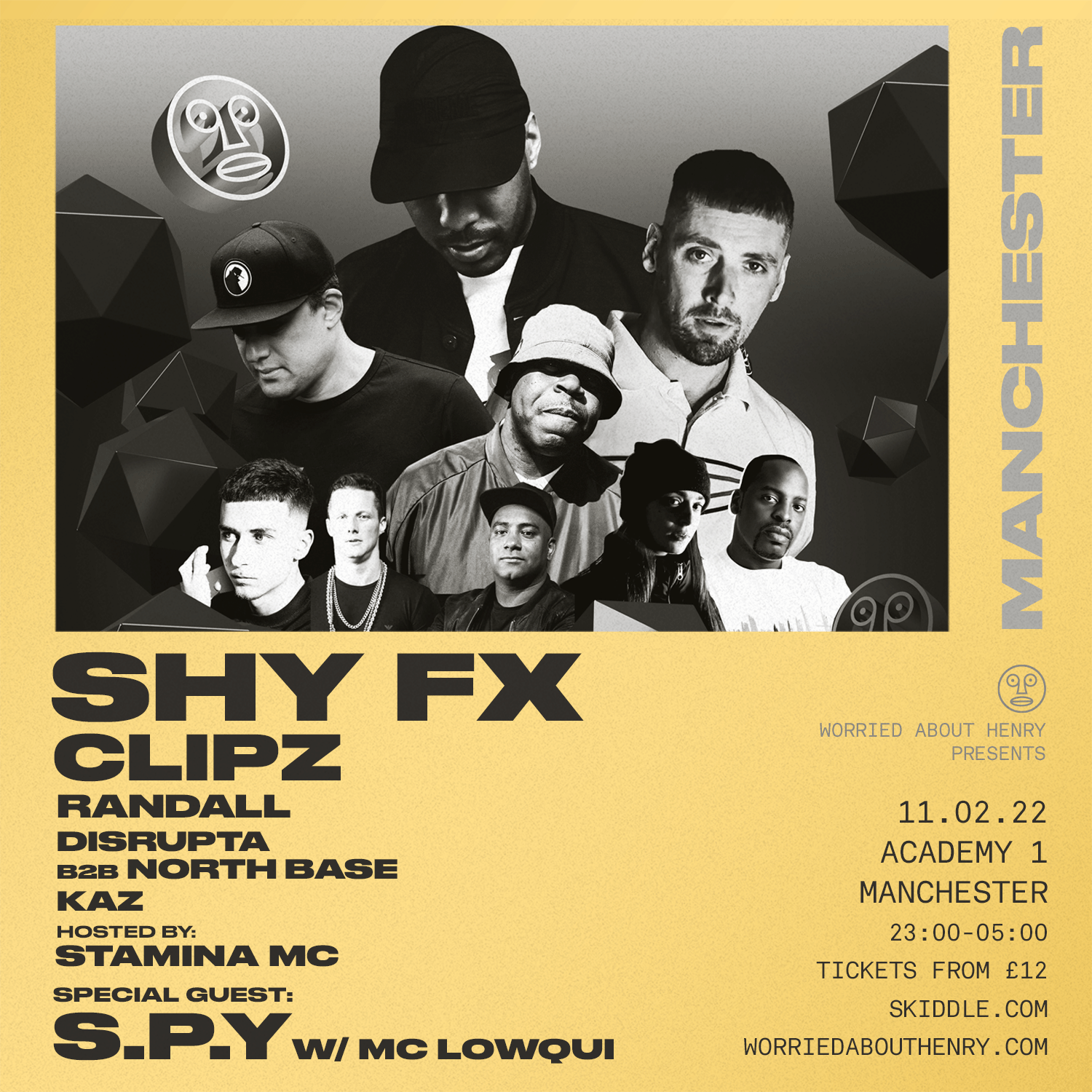 S.P.Y. Added to SHY FX Manchester - Worried About Henry